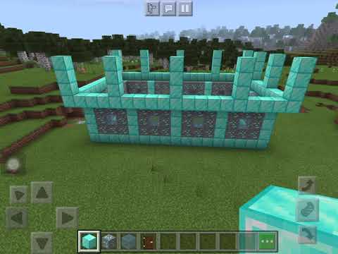 How to make a diamond house in Minecraft - YouTube