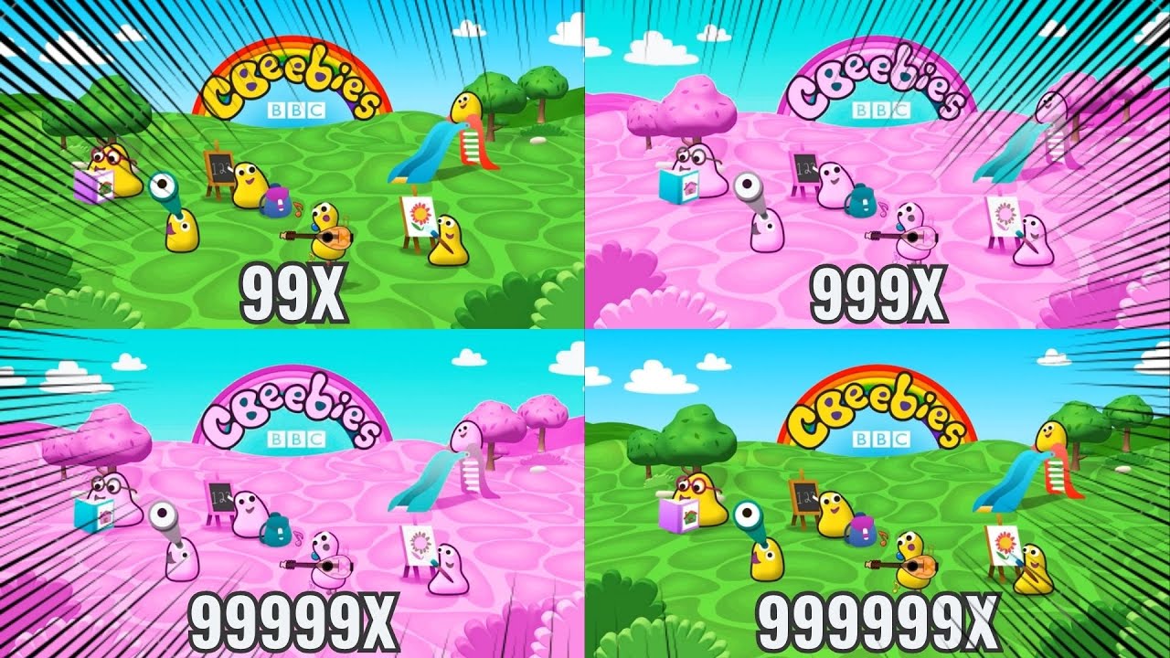 Cbeebies Idents Intro Getting 999999X Speed - YouTube