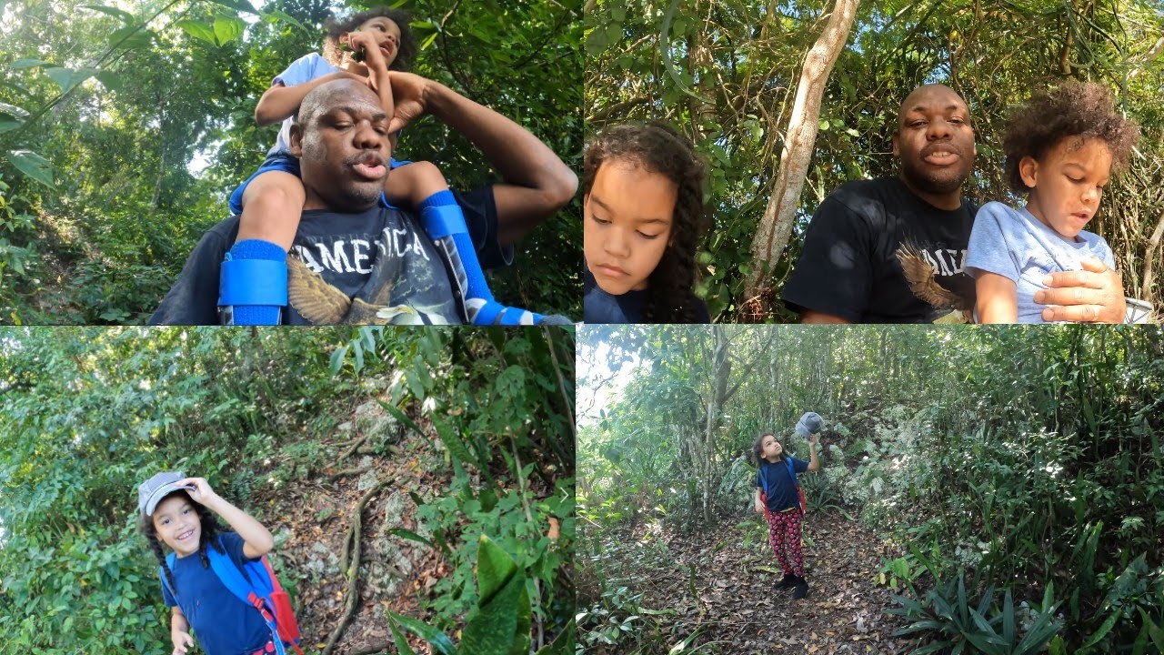 me and the kids almost got lost in the forest - YouTube