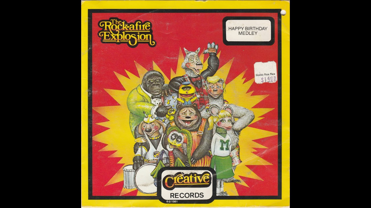 Rock-Afire Explosion Record I - Happy Birthday Medley - YouTube