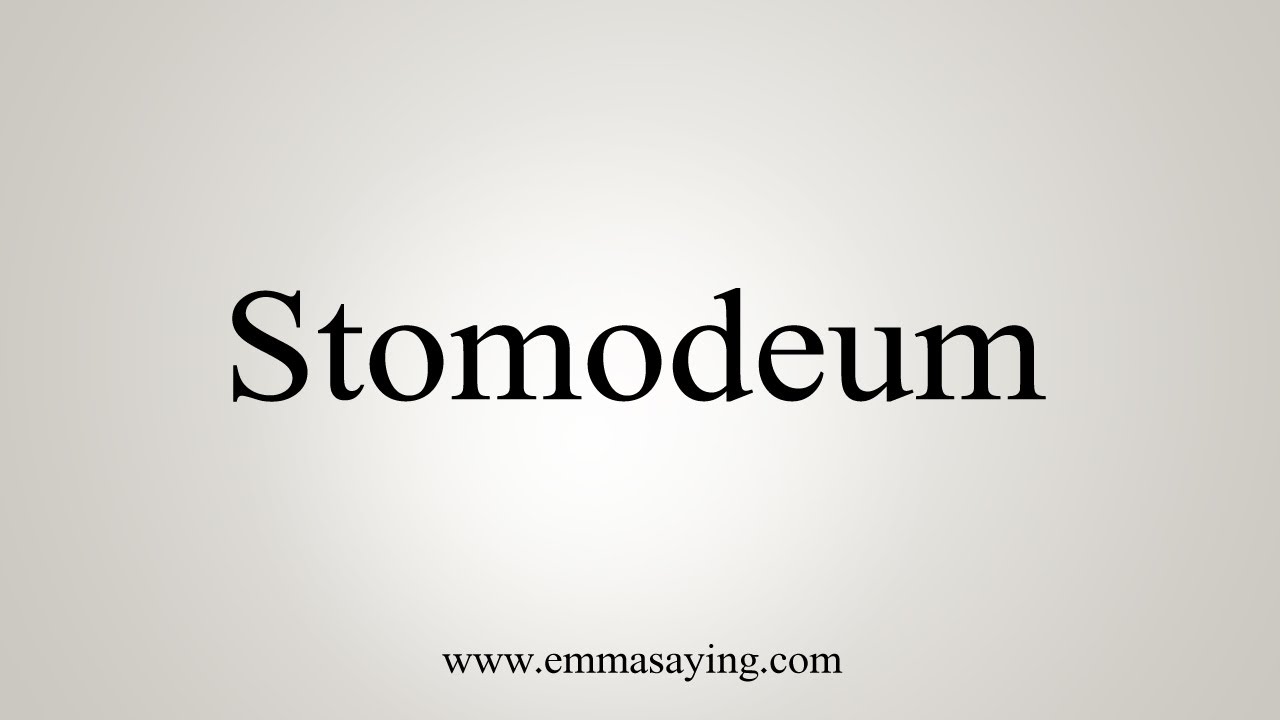 Stomodeum