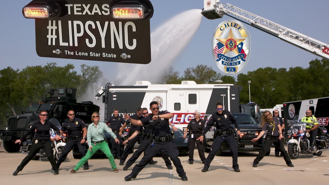Allen Police (TX) Lip Sync Challenge - YouTube