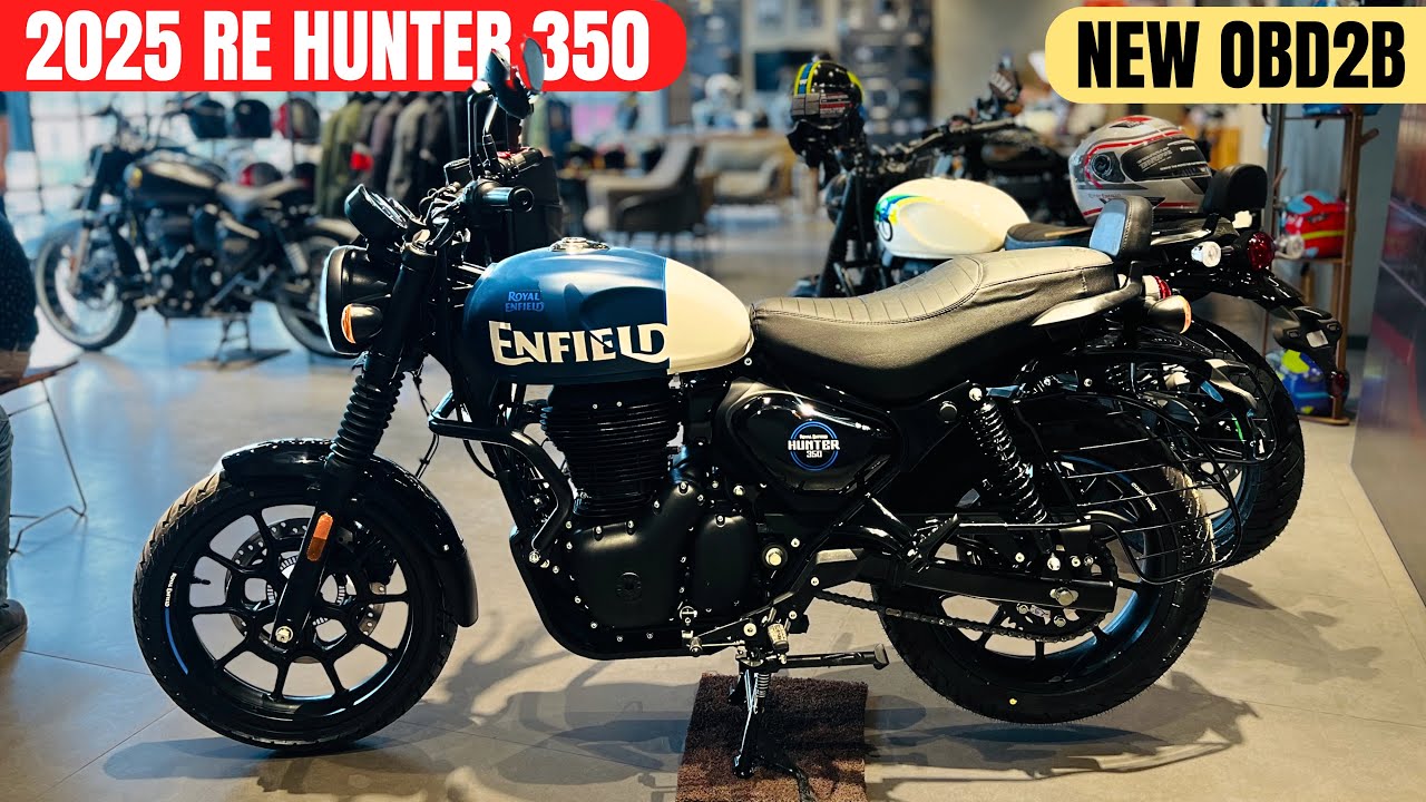 2025 Hunter 350 Blue Color Full Review ️ Price & Features Better Than ...