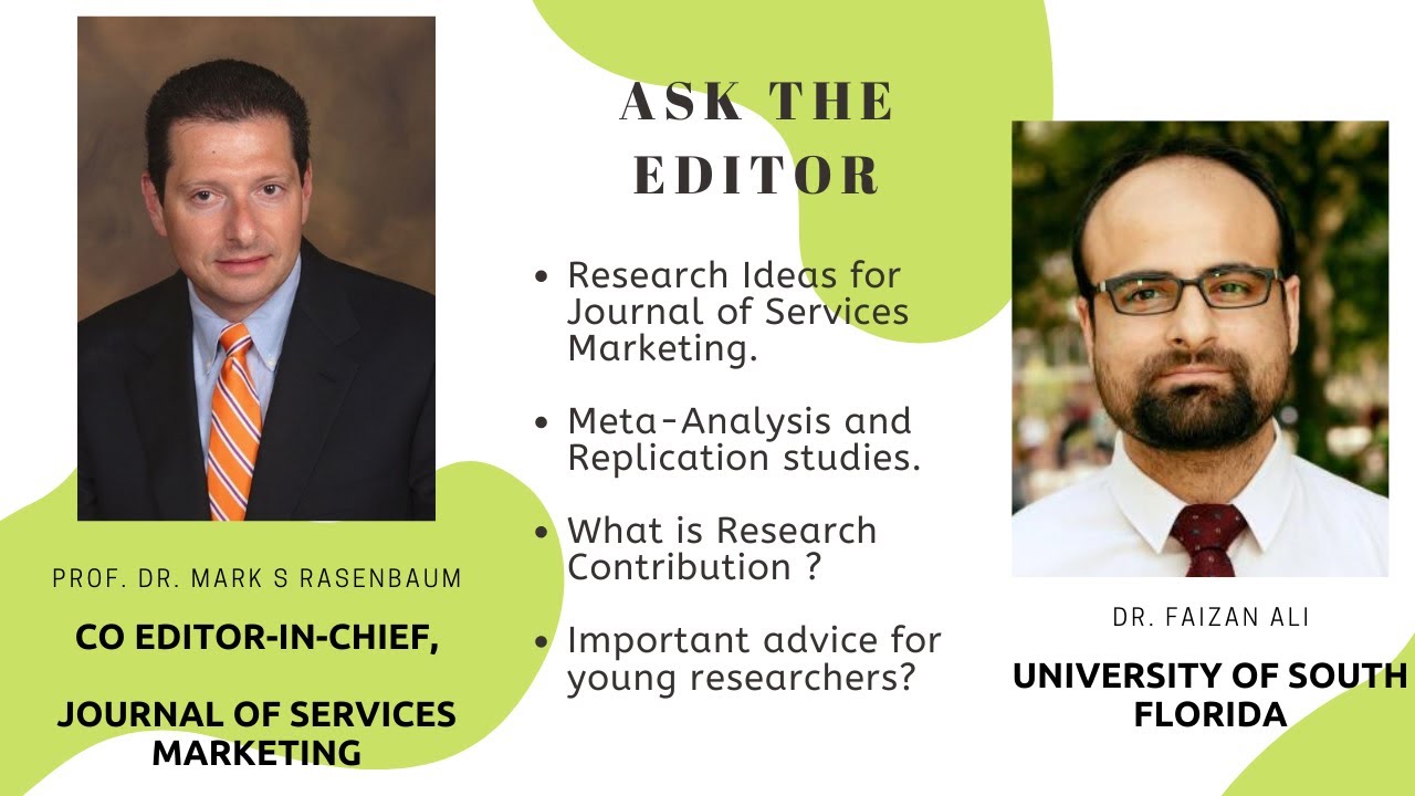 Ask the Editor - Interview with Prof. Mark Rosenbaum, Co Editor ...