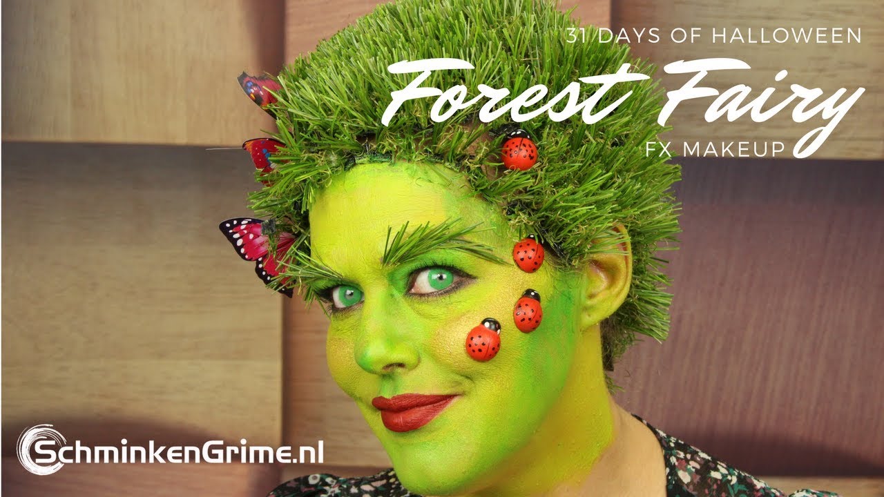 Forest Fairy Makeup Tutorial | FX Makeup | 31 days of Halloween - YouTube