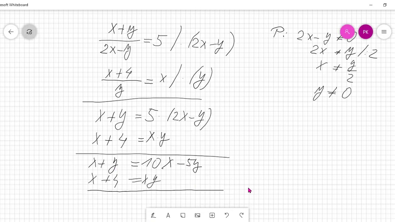 Soustava lineární a kvadratické rovnice - YouTube