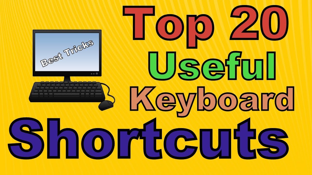 Useful Keyboard Shortcuts for Windows - YouTube