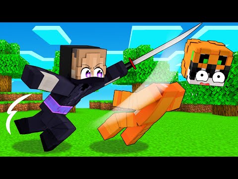 AKU MENJADI NINJA TERKUAT DEMI MELINDUNGI DESA DI MINECRAFT!!