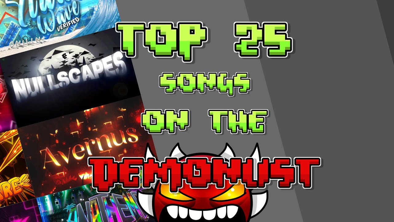 Ranking the Songs on the Top 25 Demons in GD - YouTube