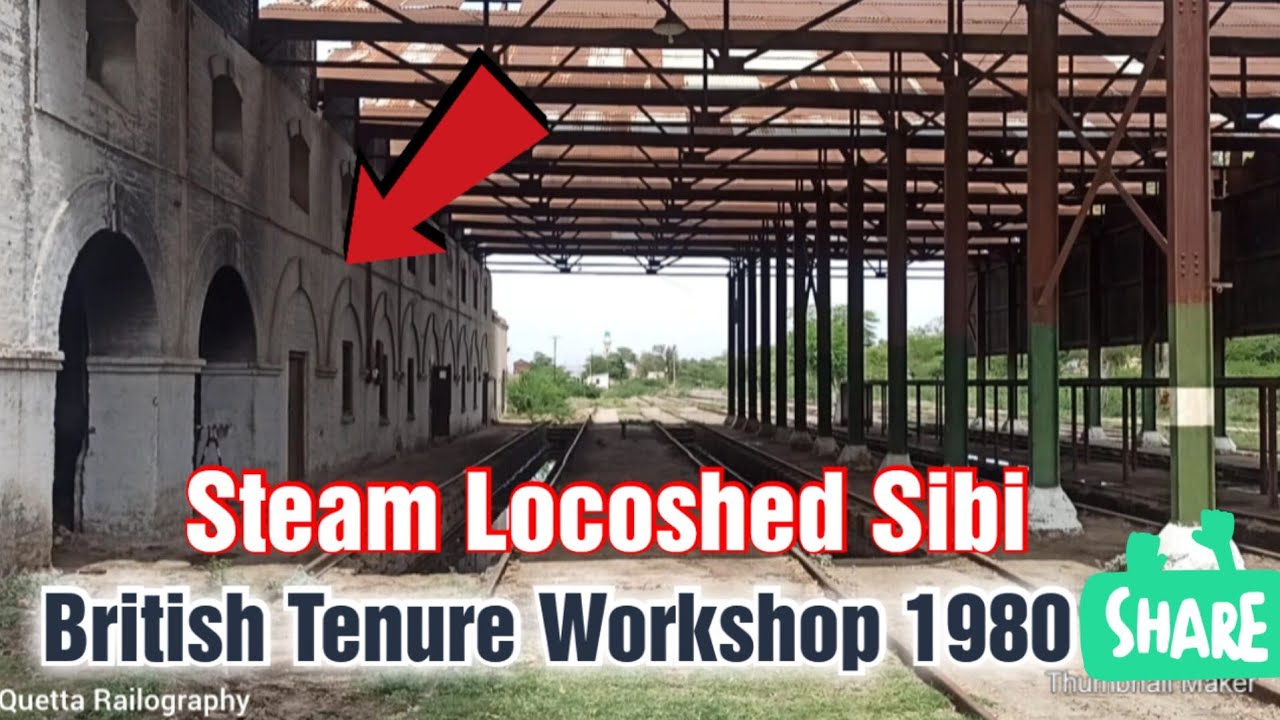 Visiting Old Steam Engine Workshop II British Tenure 1980 sibi junction ML-3 - YouTube