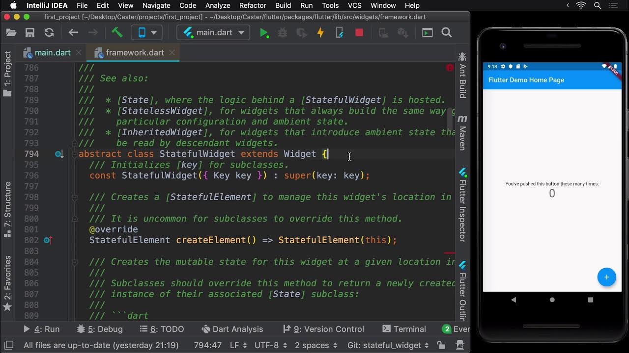 25 - Manage State with the Stateful Widget - YouTube