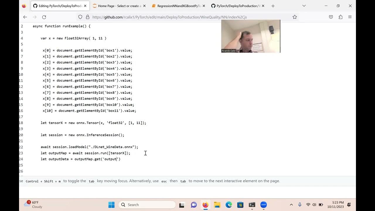 Deploying PyTorch Regression Models with ONNX and GitHub (part 2) - YouTube