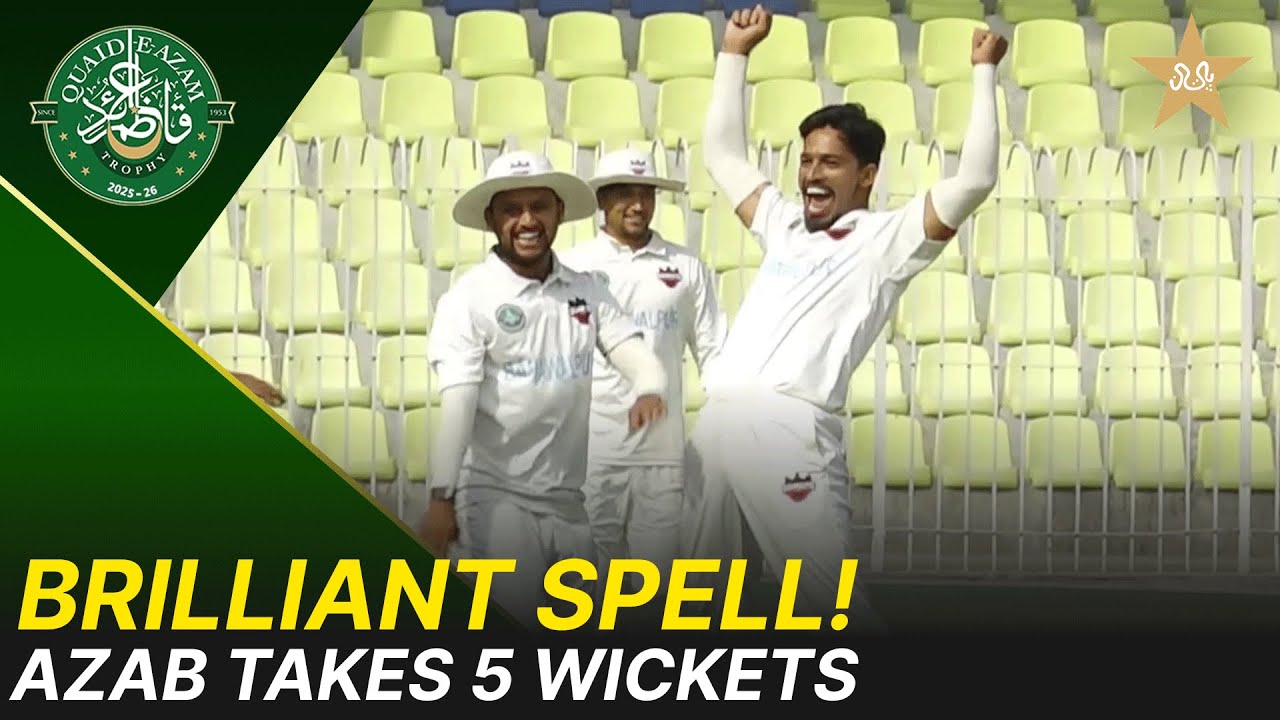 Mohammad Azab’s 5-Wicket Masterclass! | Karachi vs Bahawalpur | Day 1 ...
