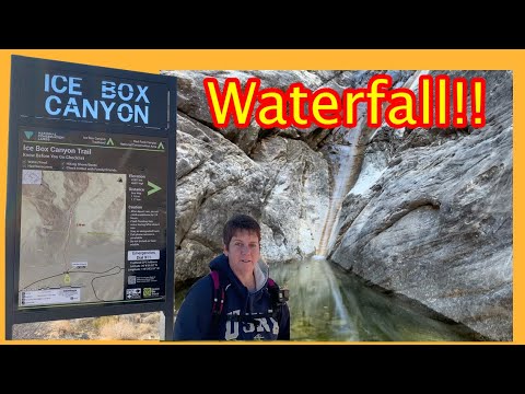 Ice box canyon hiking trail out at Red Rock National Conservation Area ...