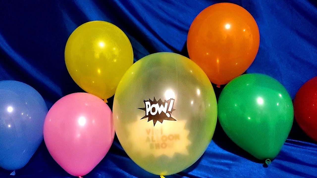 POW BALLOON POPS!!! - YouTube