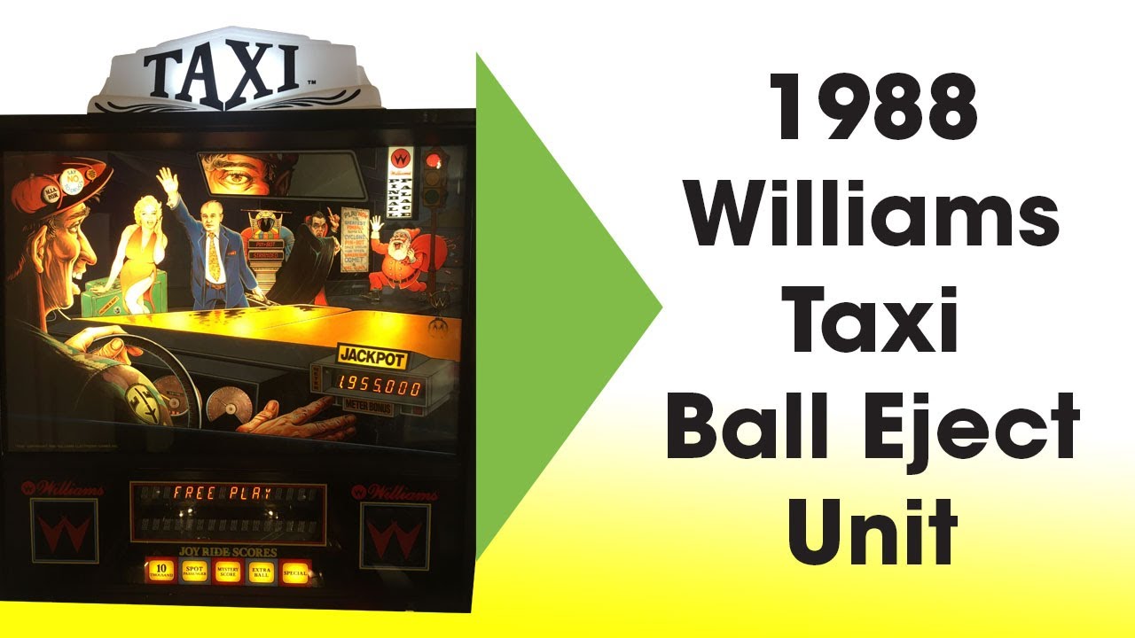 1988 Williams Pinball Taxi Ball Eject Unit Repair - YouTube
