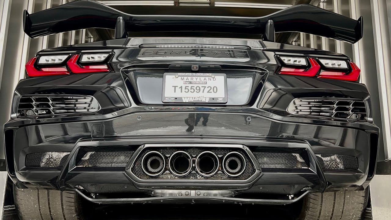 WORLDS CLEANEST C8 Z06 Z07 AERO PACKAGE - PRO CAR HAULER - Shaq & Kobe ...