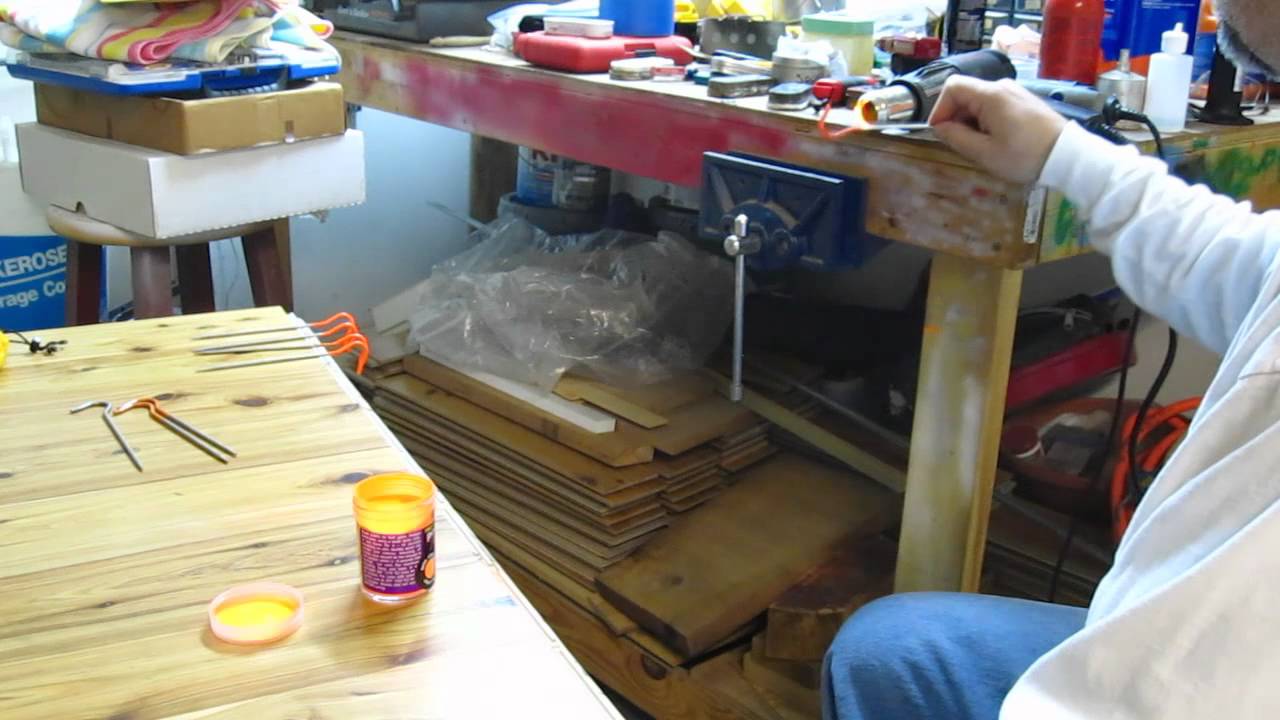 DIY Backpacking Tent Stake Painting TIP - YouTube