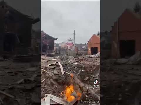 the house after the airstrike #ukraine #war #putin #rossia #aircraft #airstrike