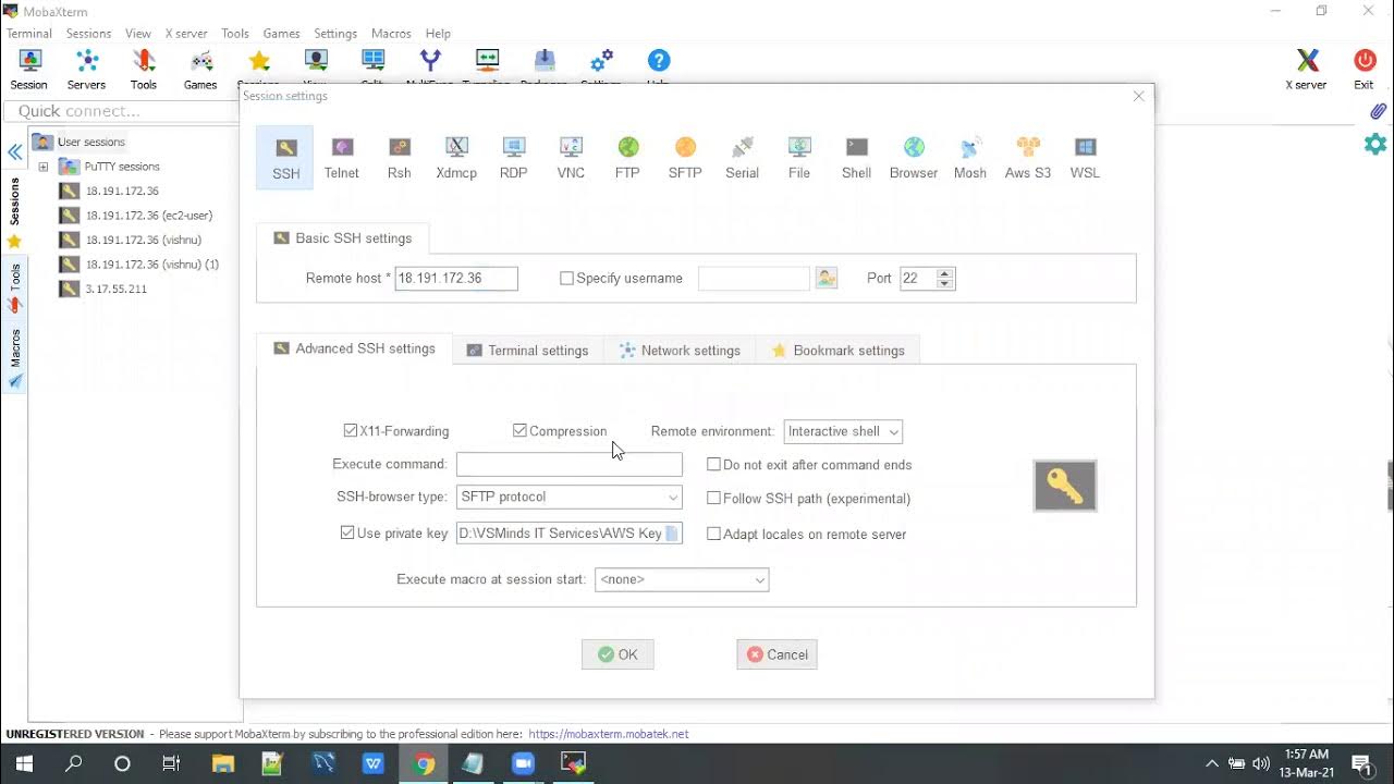 Connect to ec2 instance using MobaXTerm - YouTube