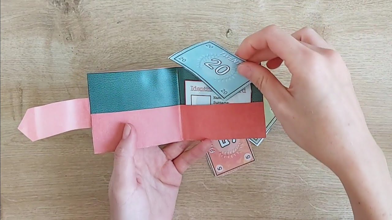 Paper Wallet Tutorial- Pretending Games With Toy Money and Tickets ...