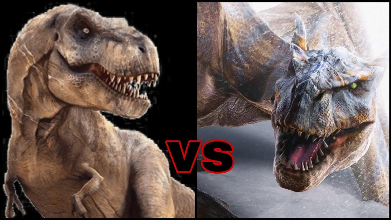 T Rex VS Tigrex - YouTube