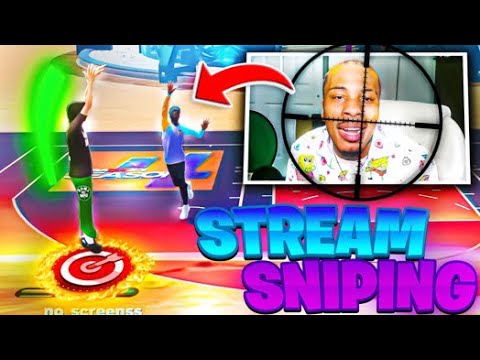 I STREAMED SNIPED @JustxSnagz THE MOST TOXIC STREAMER ON NBA 2k23 - YouTube
