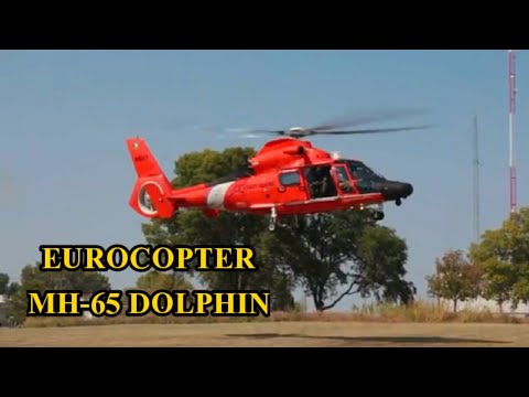Eurocopter MH-65 Dolphin helicopter landing - YouTube