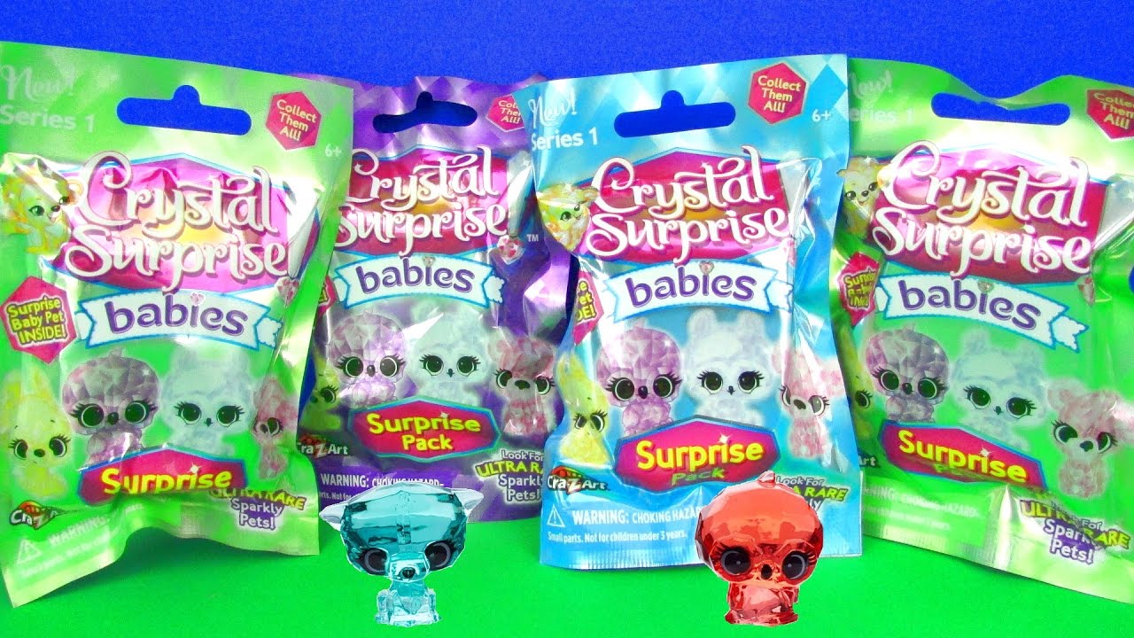 Crystal Surprise Babies Cute Baby Pets Blind Bags Surprises Ultra Rare ...