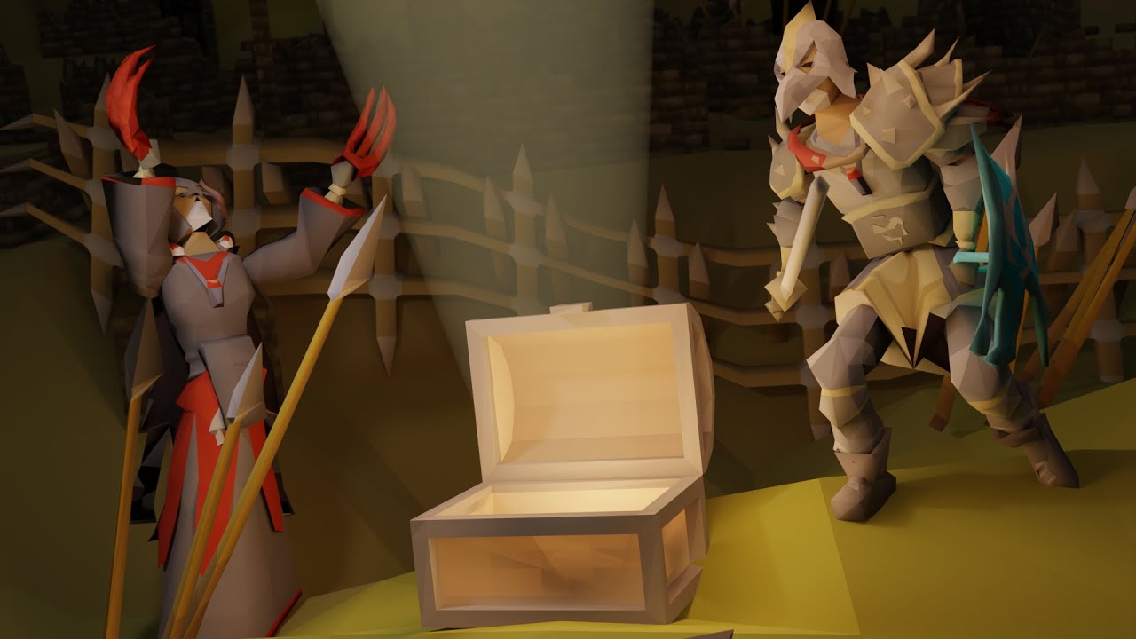 The chests with EVERY item in RuneScape... Then we FIGHT! - YouTube