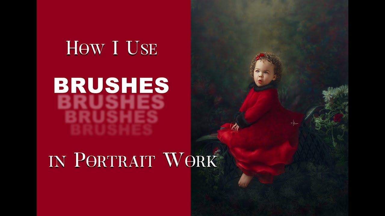 How I use my Photoshop Brushes in Portrait Work | Photoshop Brushes ...