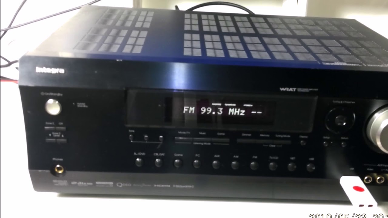 RECIBIDOR AMPLIFICADOR INTEGRA DTR-20.4 USB/HDMI. 5.2 - YouTube