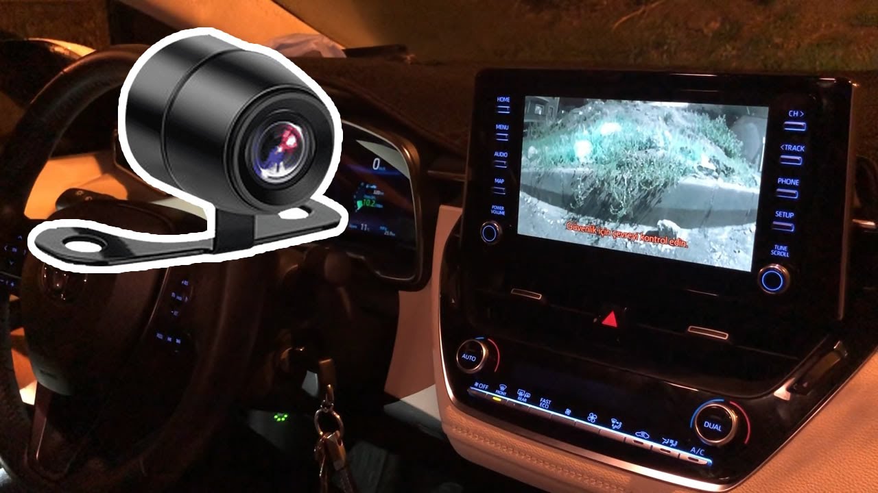 2020 Toyota Corolla Orjinal Ekrana Ön Park Kamerası Uygulaması. Front ...