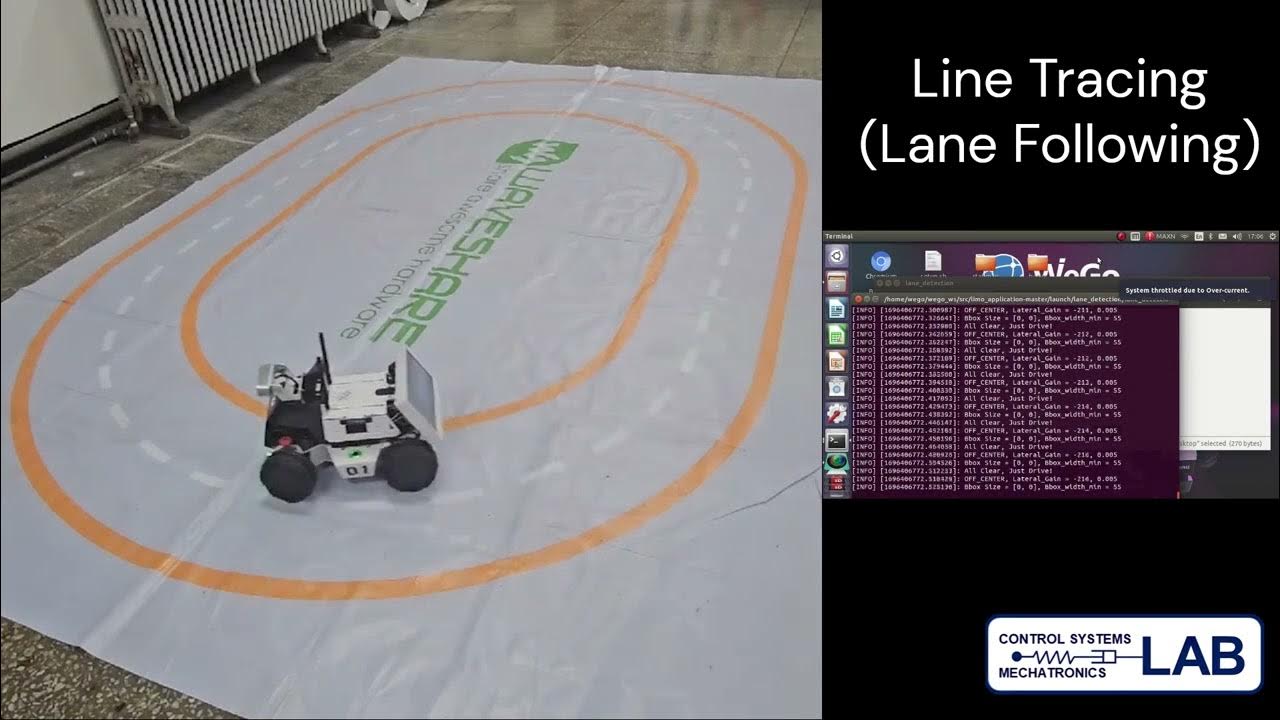 Line Tracing (Lane Following) of Mobile Robots - YouTube