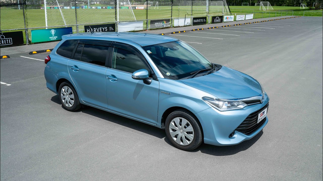 2015 Toyota Fielder Hybrid 1.5G walk around - YouTube