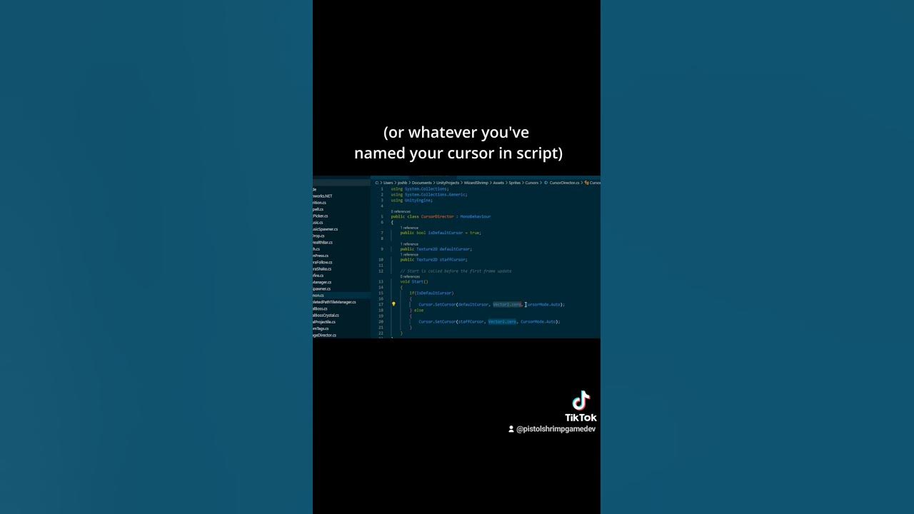 Setting Custom Cursors In Unity Youtube