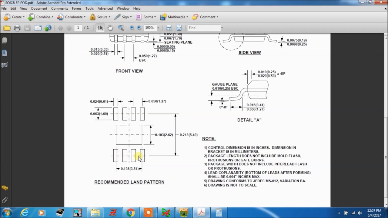 SMT FOOTPRINT CREATION USING PADS LAYOUT - YouTube