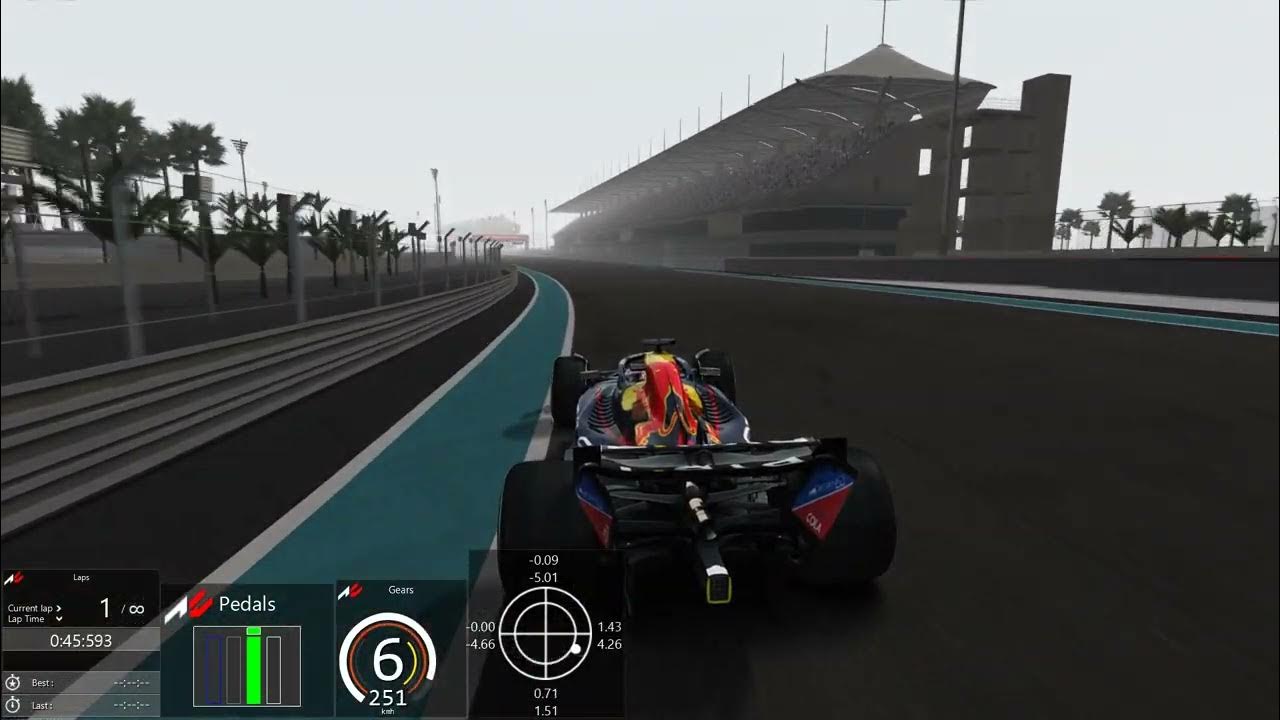 Assetto Corsa Yas Marina 2021 RSS Formula Hybrid 2023 v2 (RB19) World Record 1:23.123 Chase Cam ...