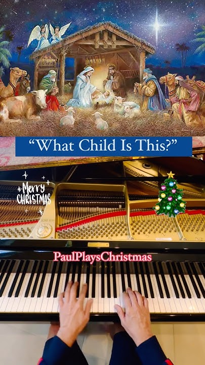 🎄”What Child Is This?” (Greensleeves)🎁 Christmas Piano Music ☃️🌟🎹 - YouTube