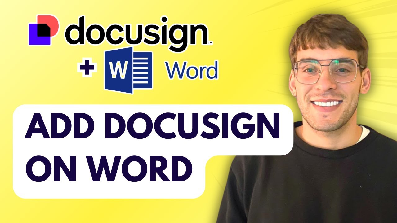 How to Add Docusign on Word [2026 Full Guide] - YouTube