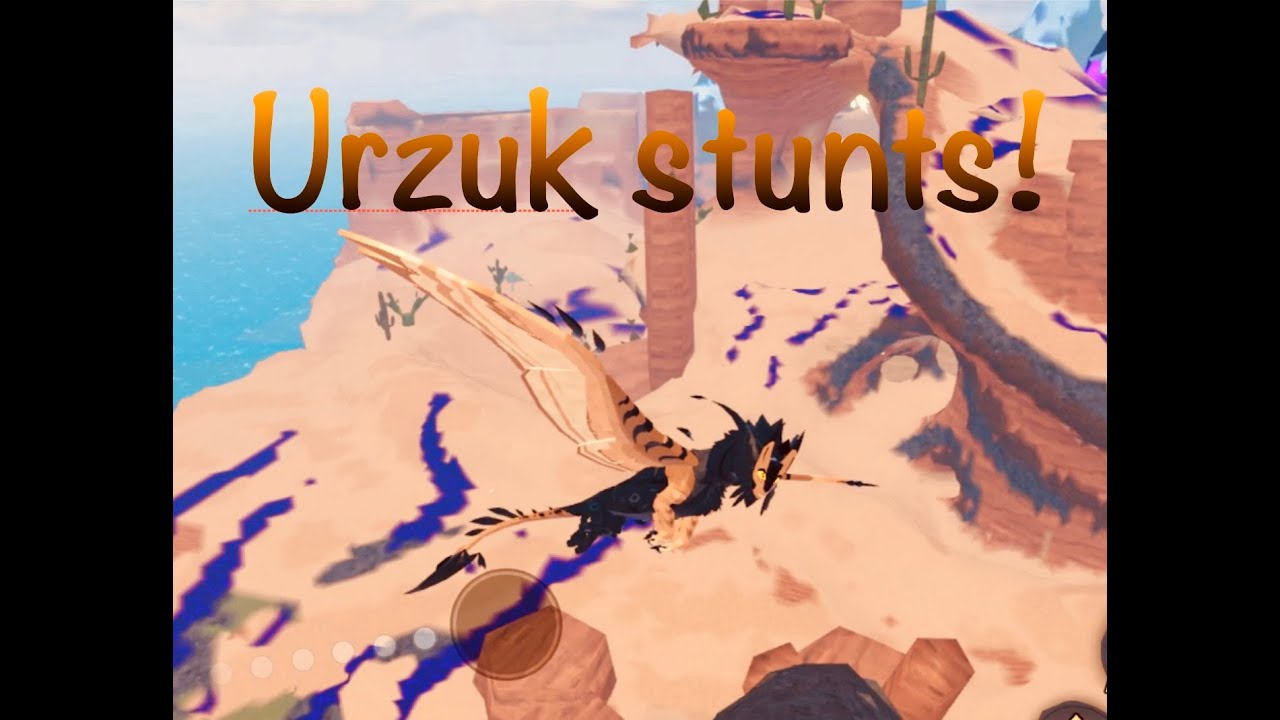 Stunt Flying in Creatures Of Sonaria as Urzuk! - YouTube