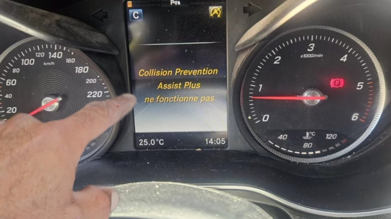 MERCEDES-BENZ COLLISION PREVENTION Assist Plus ne fonctionne pas ️ ...
