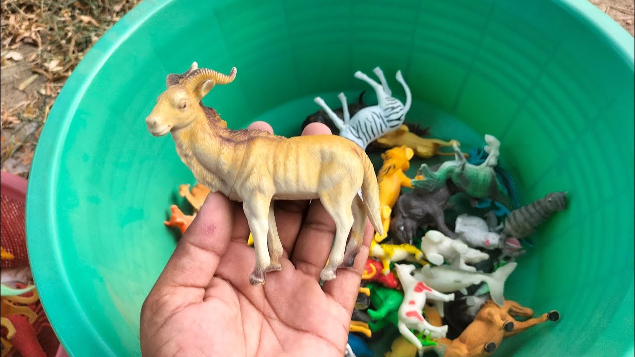 Mini Plastic Animals Toys Unboxing Order Flipkart Bull, Horse, T-rex ...