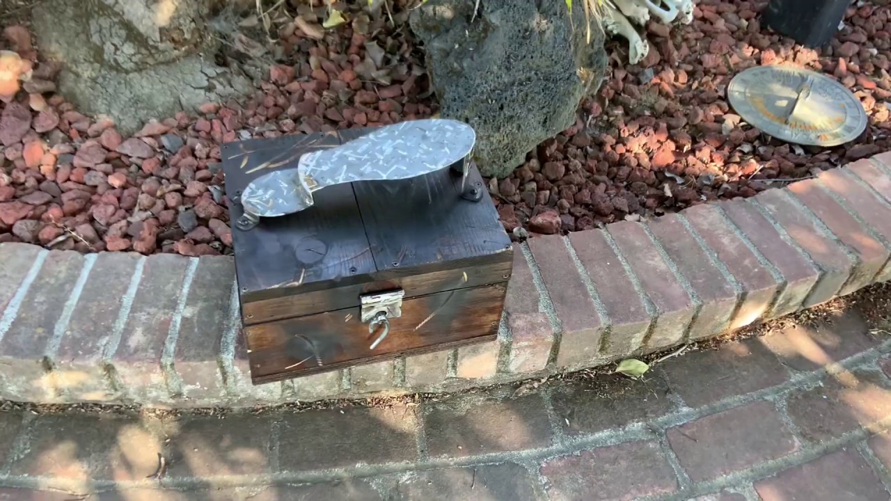Shoe Shine Box, Every Part Handmade, Aged and Distressed - YouTube