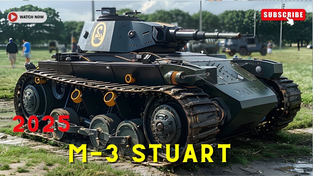 2025 M3 Stuart in Action: A Classic Tank Reimagined for the Future ...