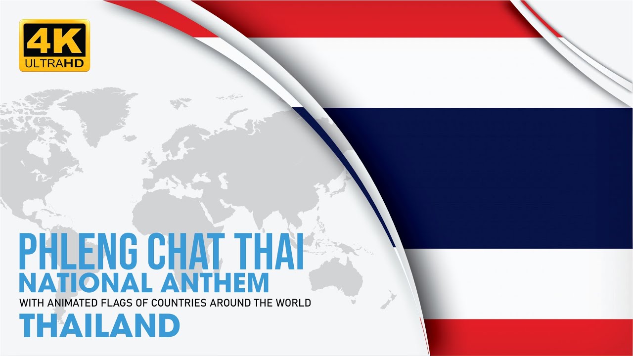 Phleng Chat Thai - Thailand National Anthem Final Render 4K 2023 - YouTube