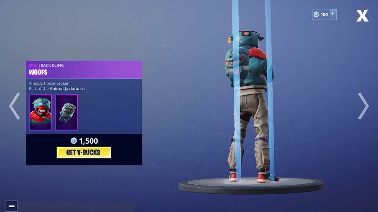 Fornite new skins *Growler and flapjackie* skin 09/11/18 - YouTube