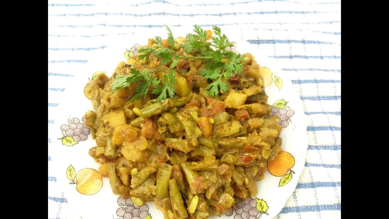 Long beans Fry - Bora and aloo ki sabji - DOTP Ep (222) - YouTube