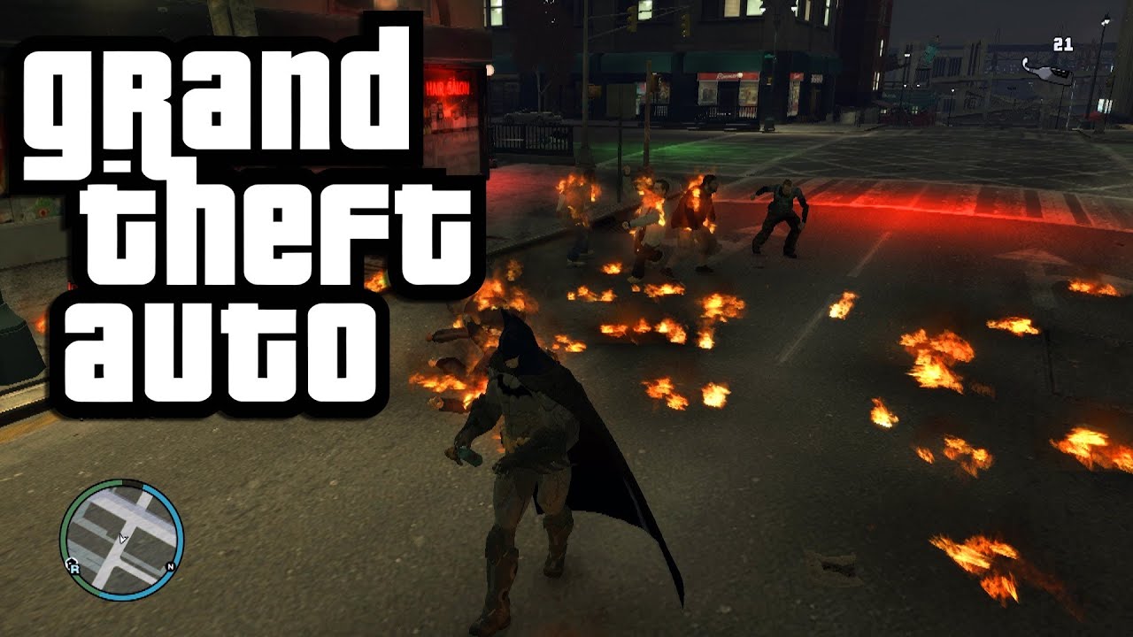 GTA IV PC Mods: Batman vs. Zombies! (The Dark Knight and Zombies in GTA ...