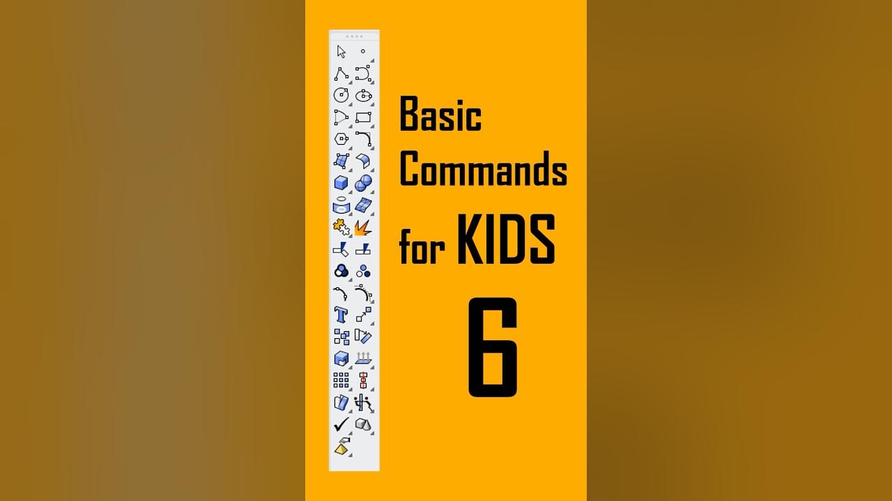 Rhino Basic Commands for Kids - Part 06 #rhino3d #kids #rhinotutotrial ...